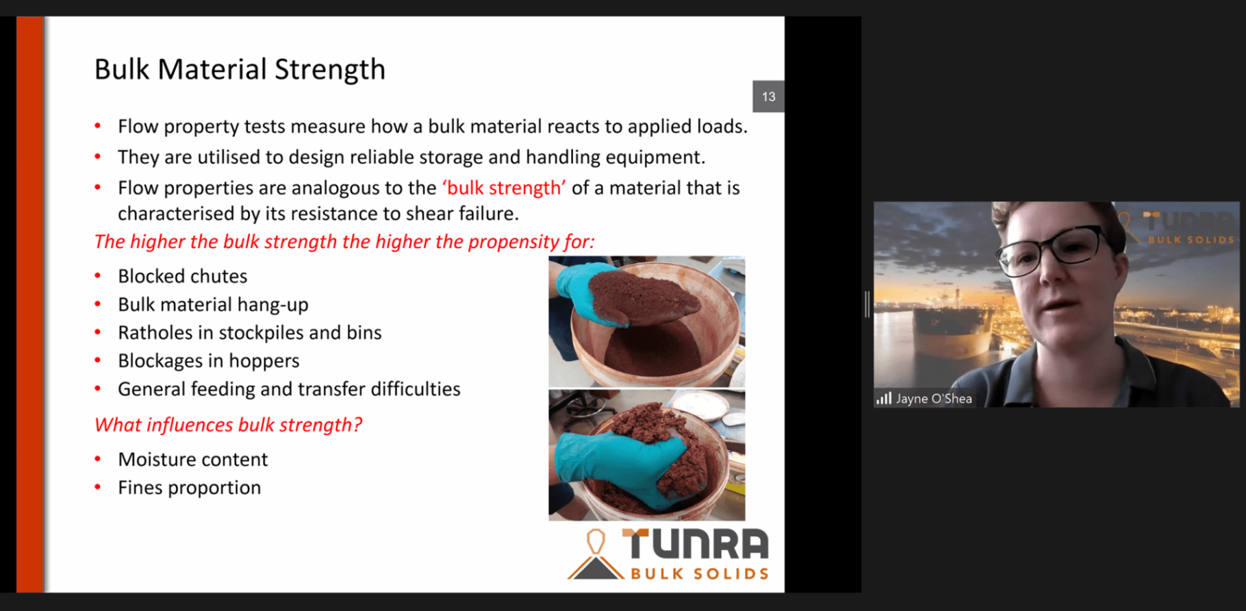 Online 5 Day Bulk Solids Course - TUNRA Bulk Solids